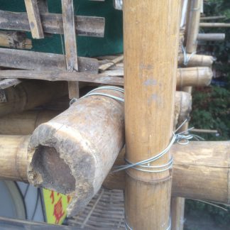 Andamios de bambú en Shanghai. Estructuras temporales ligeras – e-STRUC