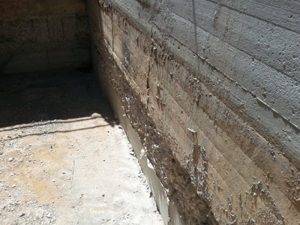 Recalce de un muro de hormigón. Cálculo y ejecución – e-STRUC