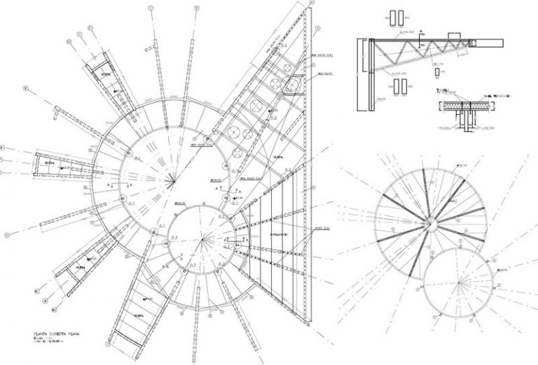 Estructura radial de madera para pabellón infantil – e-STRUC